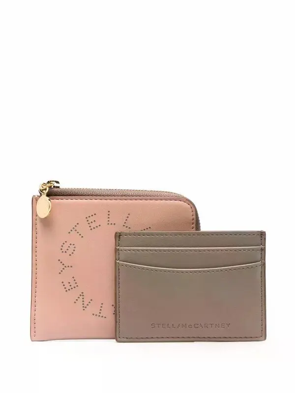 Stella McCartney Stella Logo Compact Wallet - Pink