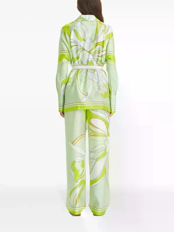 Tory Burch Printed Silk Pants