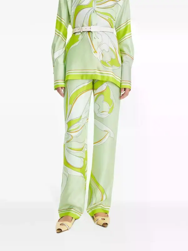 Tory Burch Printed Silk Pants