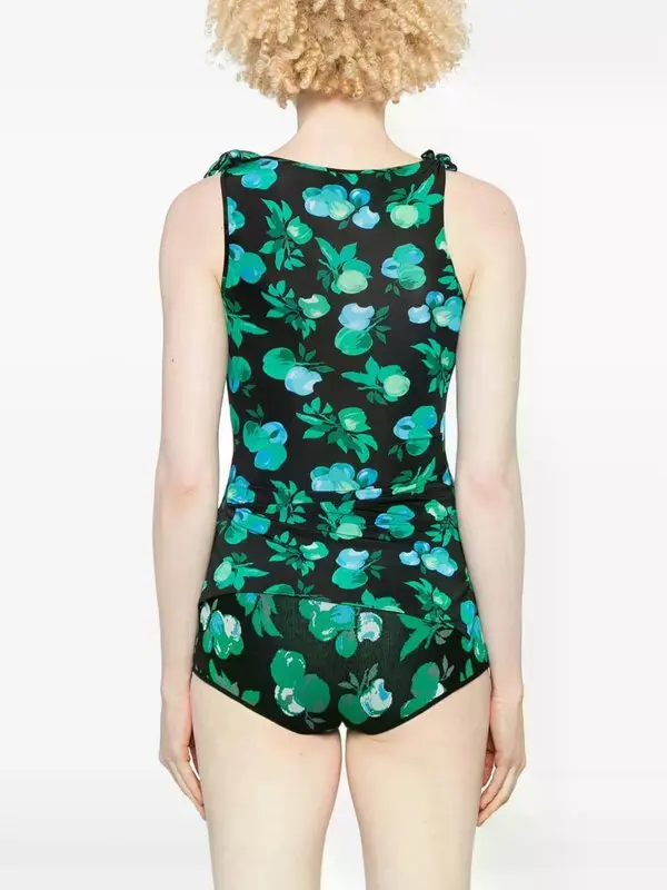 Coperni Floral Asymmetric Top