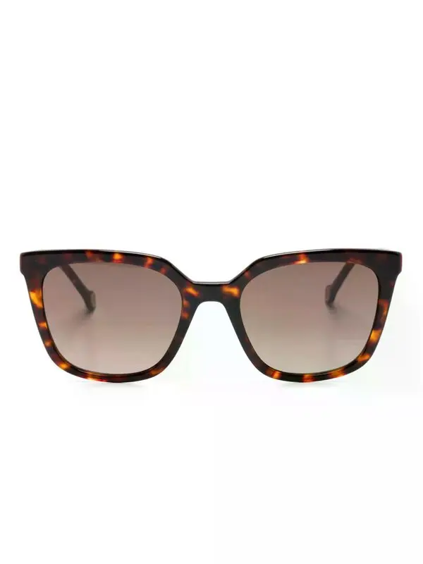 Carolina Herrera Square-frame Sunglasses - Brown