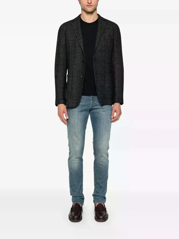 Canali Crew-neck Merino Wool Jumper