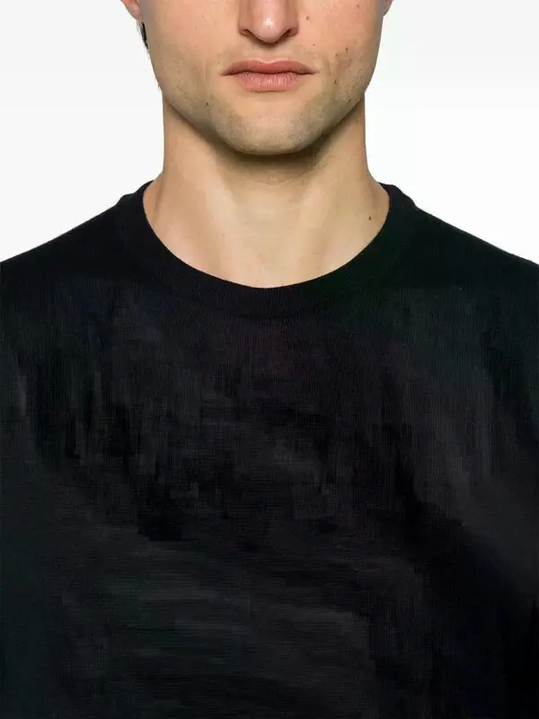 Canali Crew-neck Merino Wool Jumper