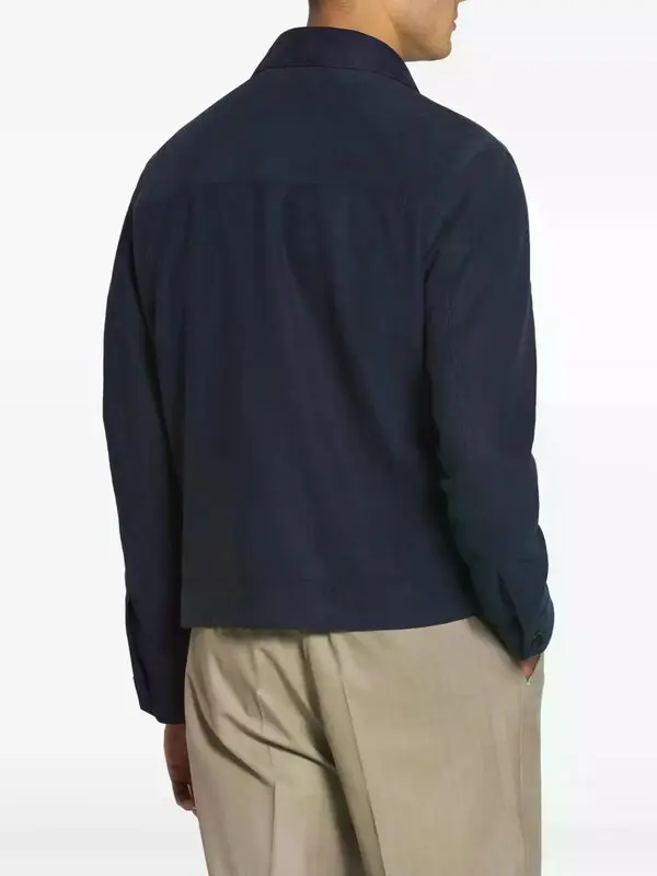 Brioni Cupro Shirt Jacket