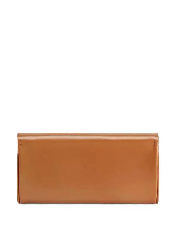 GIUSEPPE ZANOTTI Flutie Clutch Bag - Brown
