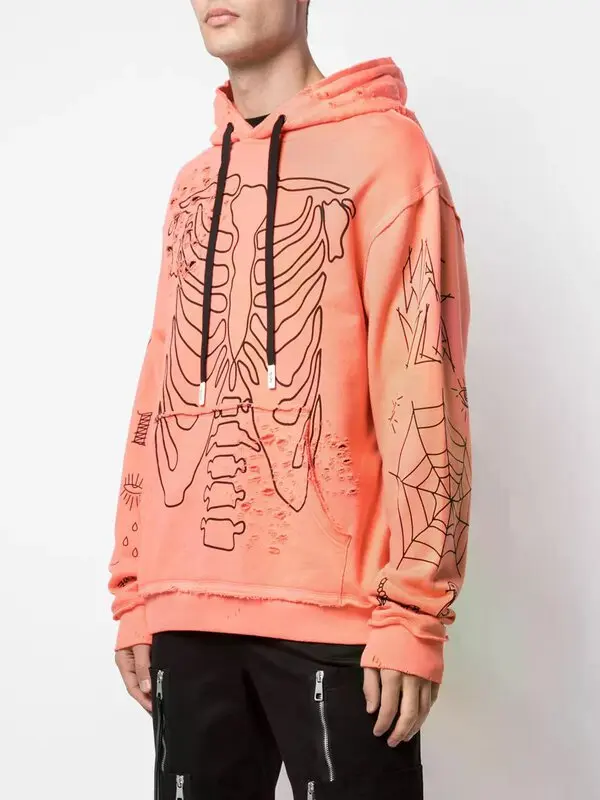 HACULLA. Sing Distressed Graphic Hoody