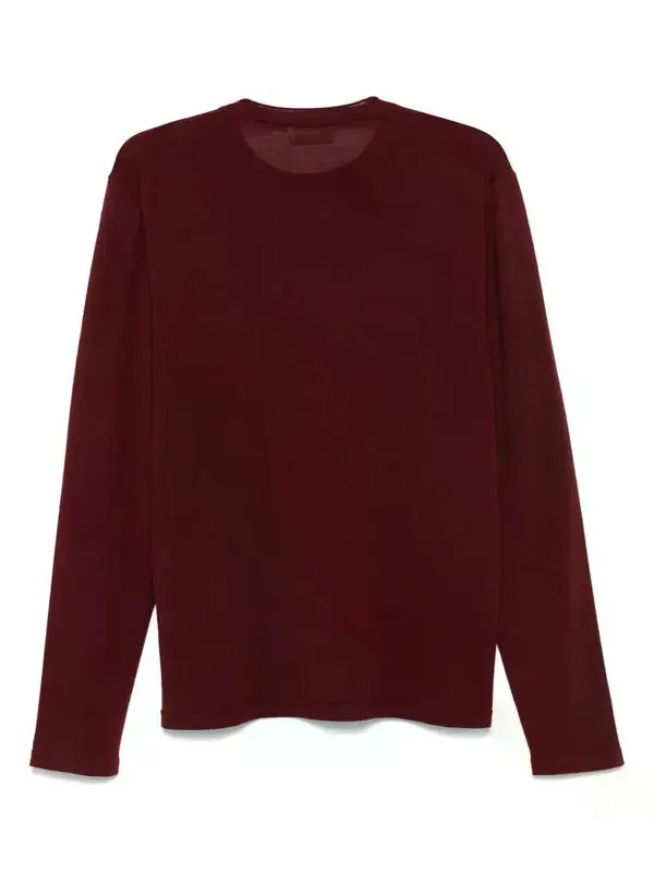 FERRAGAMO Logo-embroidered Virgin Wool Sweater