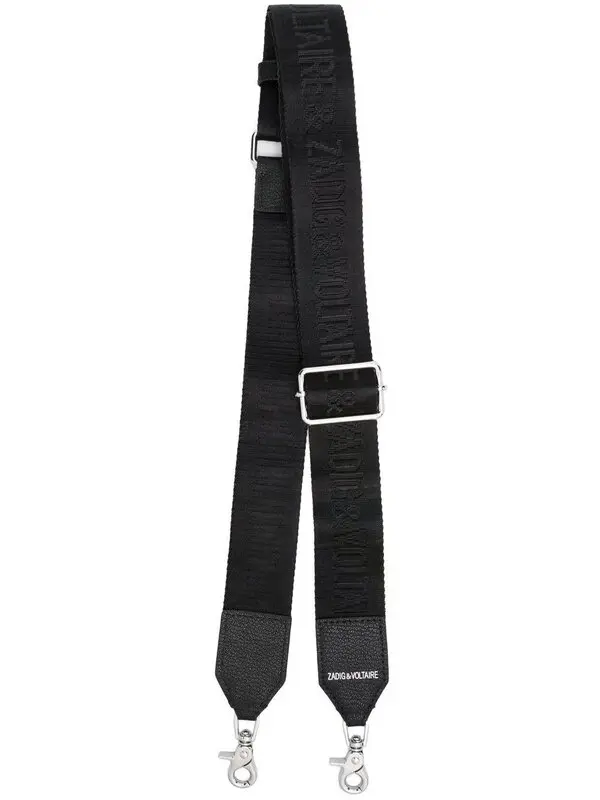 Zadig&Voltaire Logo-print Detail Bag Strap - Black