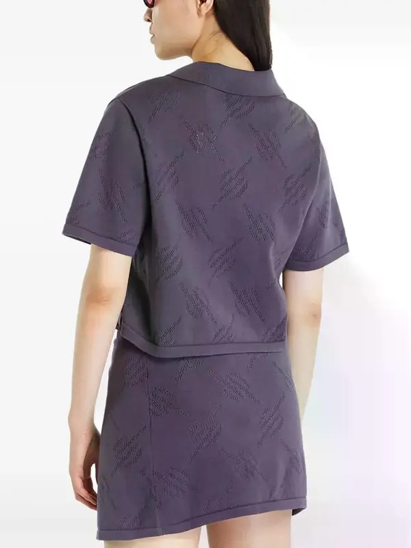DAILY PAPER Repatty Textured Polo Top