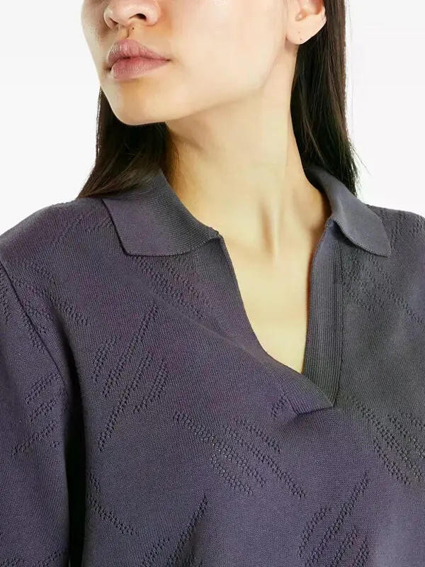 DAILY PAPER Repatty Textured Polo Top