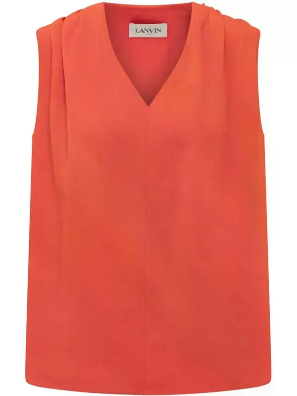 LANVIN Silk-blend Sleeveless Top