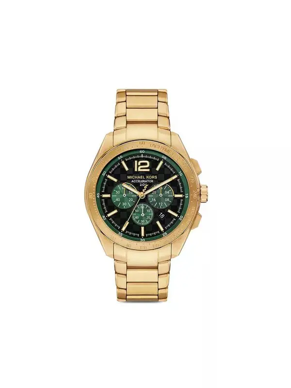 Michael Kors Accelerator 2.0 44mm Chronograph Watch - Black