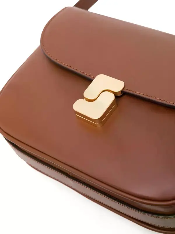 Soeur Bellissima Leather Crossbody Bag - Brown