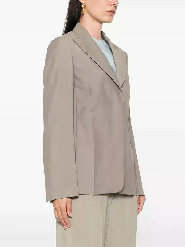 Fendi Single-breasted Mohair-wool Blend Blazer