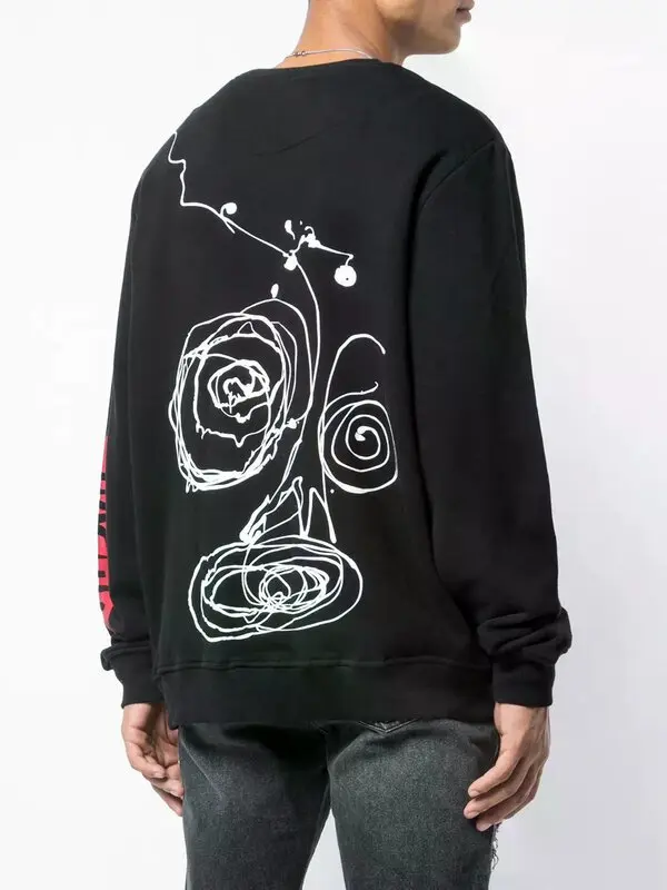 HACULLA. Drippy Crew Neck Sweatshirt