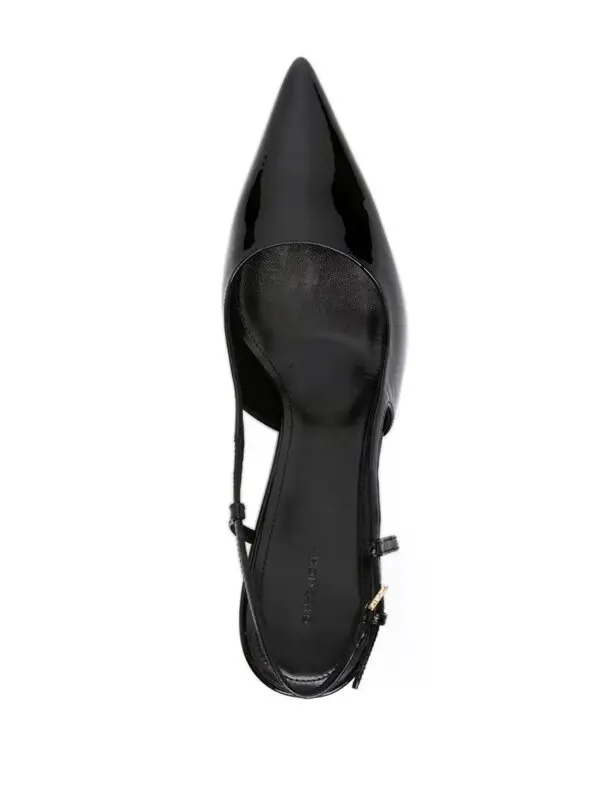 Givenchy G Cube 80mm Patent Leather Slingback Pumps