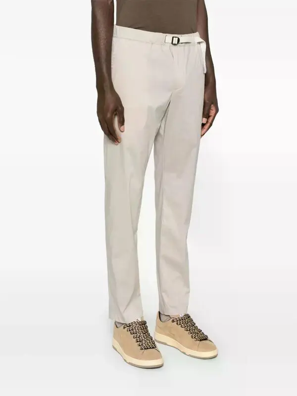 WHITE SAND Belted Trousers - Neutrals