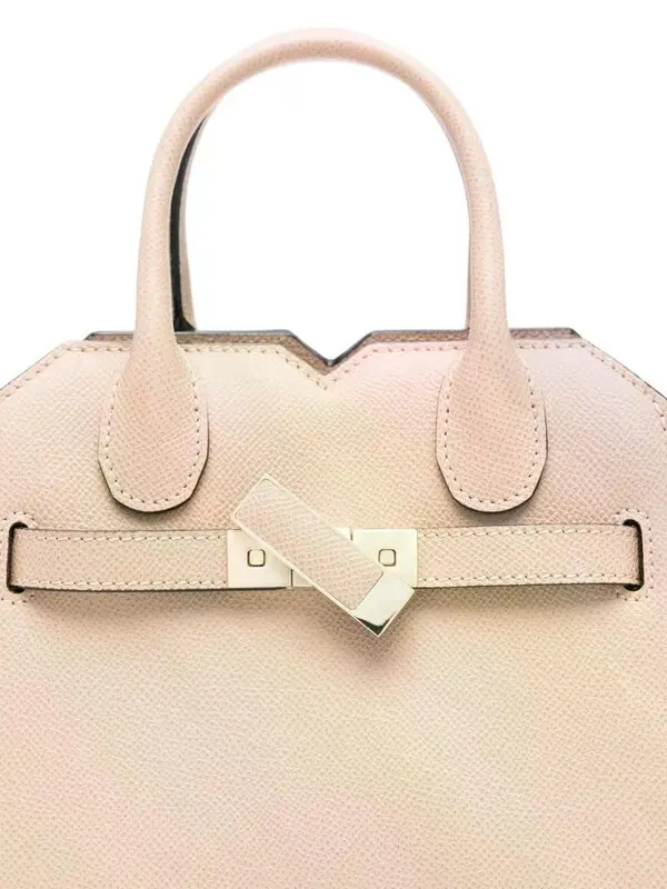 VALEXTRA Micro Milano Tote Bag - Brown