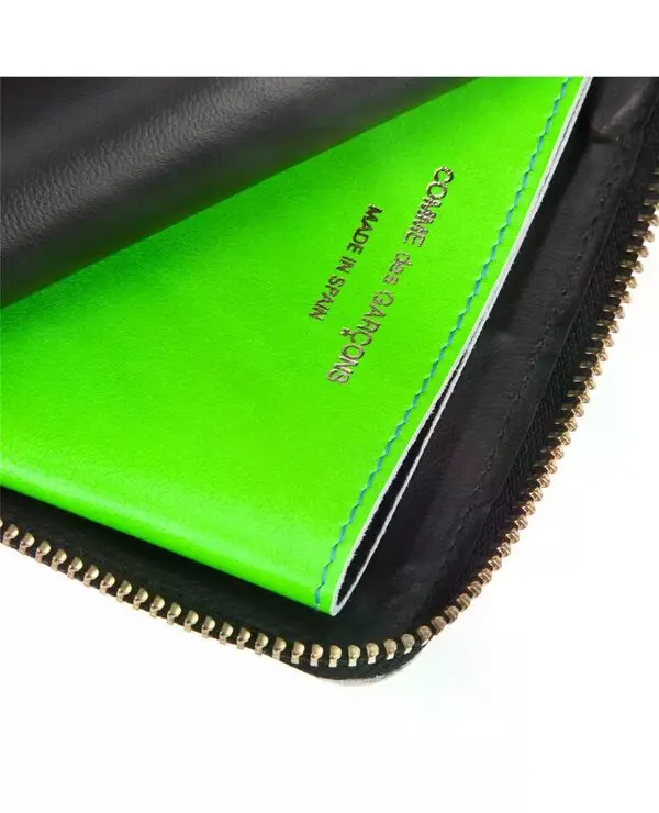 Comme Des Garçons Super Fluo Wallet - Blue