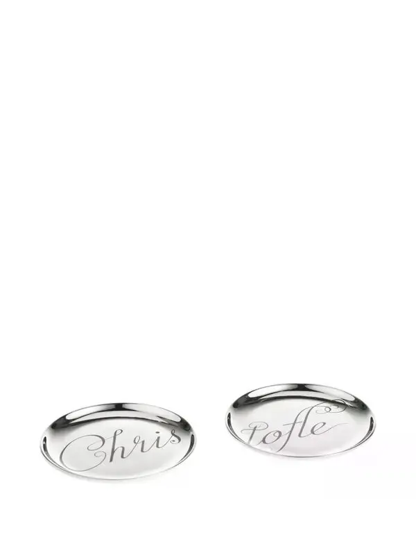 Christofle Tone Coasters Set Of Two - Silver