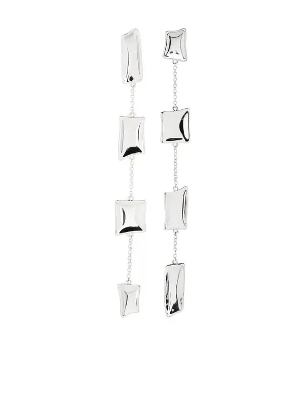 Cult Gaia Malaya Dangle Earrings - Silver