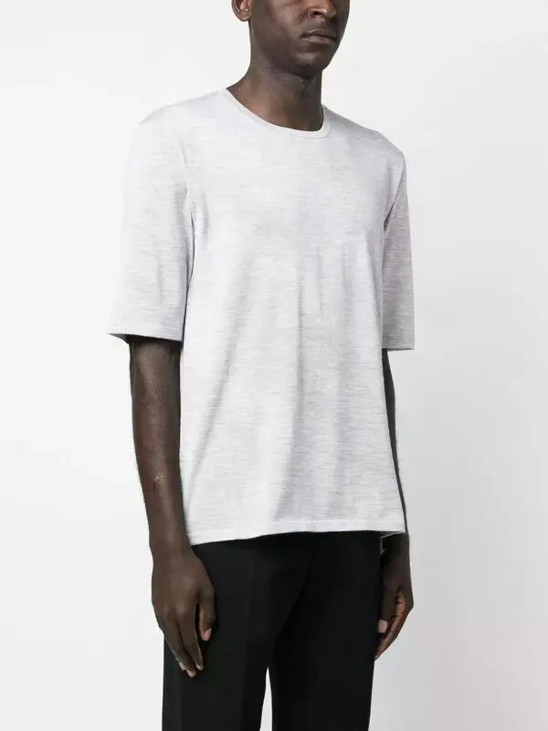 Saint Laurent Crew-neck Short-sleeved Sweatshirt