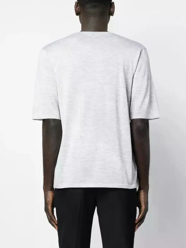 Saint Laurent Crew-neck Short-sleeved Sweatshirt