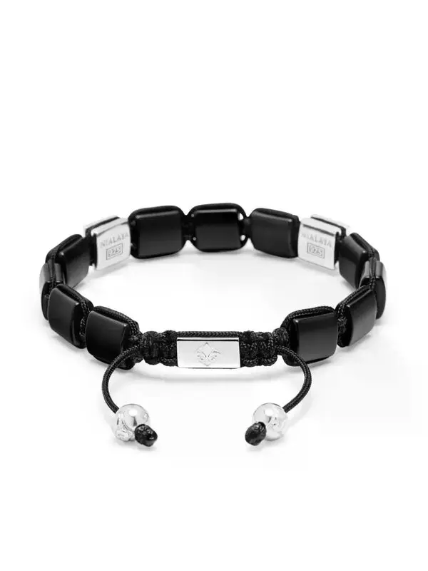 NIALAYA JEWELRY Sterling Silver Flatbead Bracelet