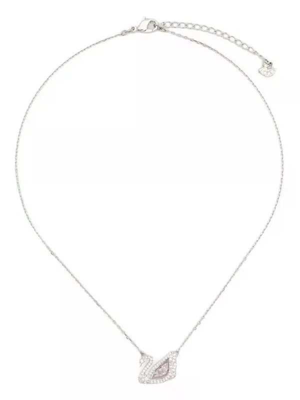 SWAROVSKI Crystal-embellished Logo Pendant Necklace