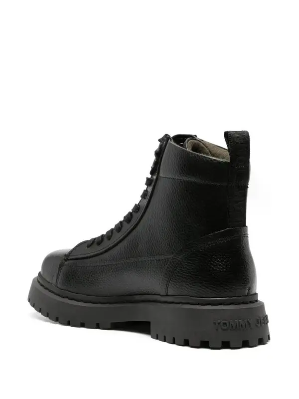 Tommy Hilfiger Lace-up Ankle Leather Boots