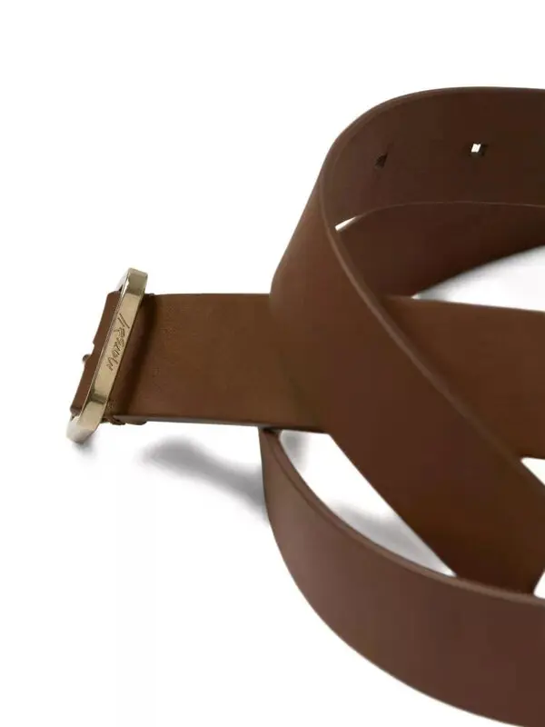 Marsèll Quadra Leather Belt - Brown