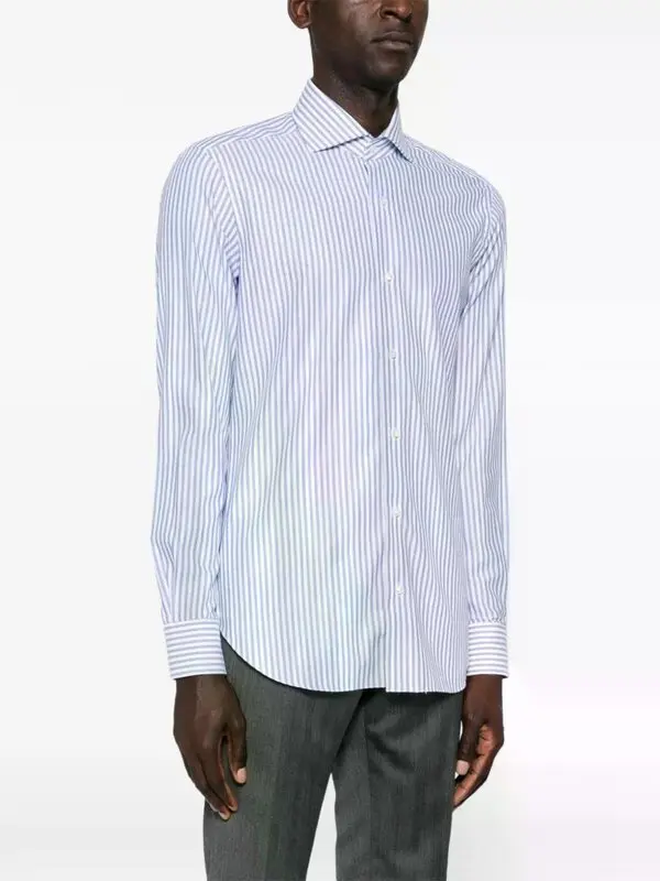 BARBA NAPOLI Striped Shirt