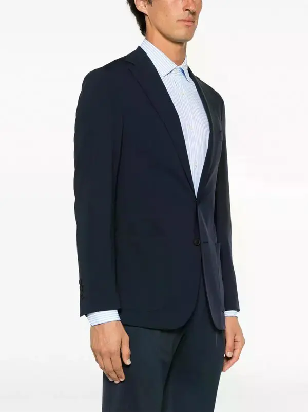 Boggi Milano Single-breasted Notched-lapels Blazer