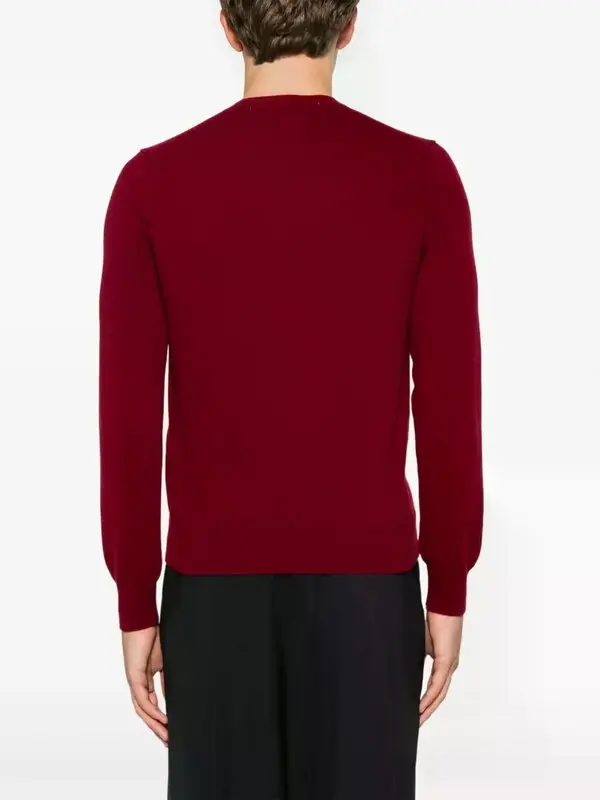 Play Comme Des Garcon Heart-patch Cardigan - Red