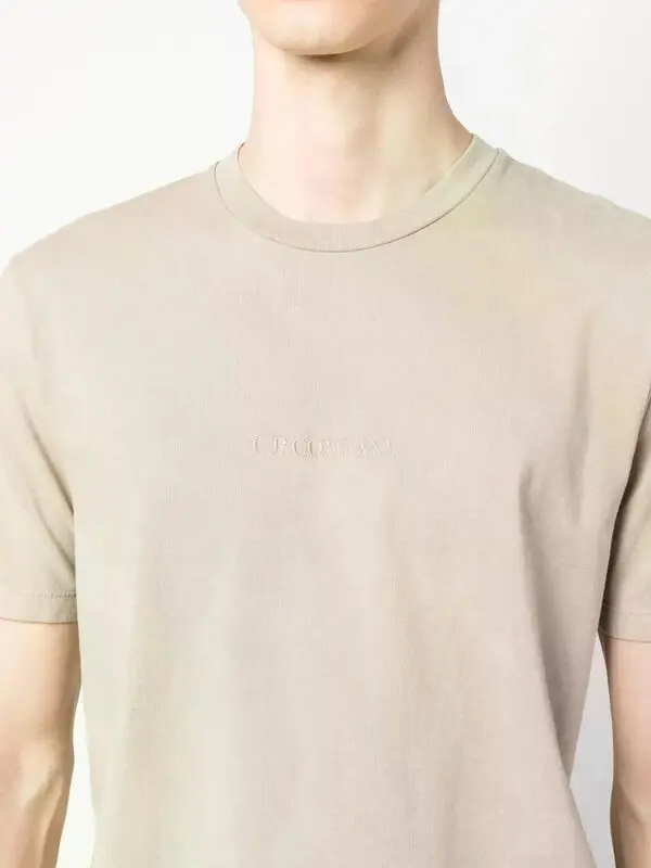 C.P. COMPANY Embroidered-logo T-shirt