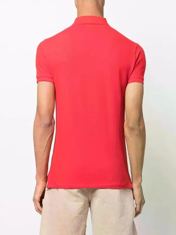 Polo Ralph Lauren Embroidered-logo Polo Shirt - Red