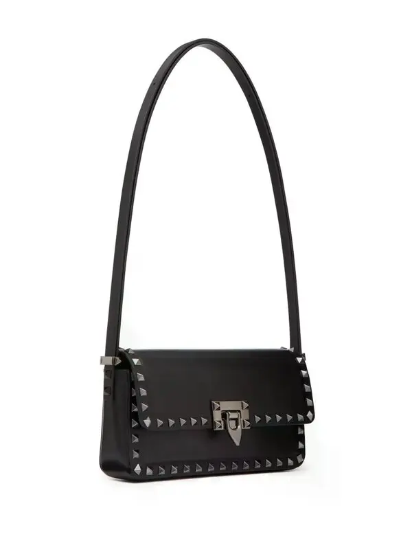 Valentino Garavani Rockstud E/w Leather Shoulder Bag