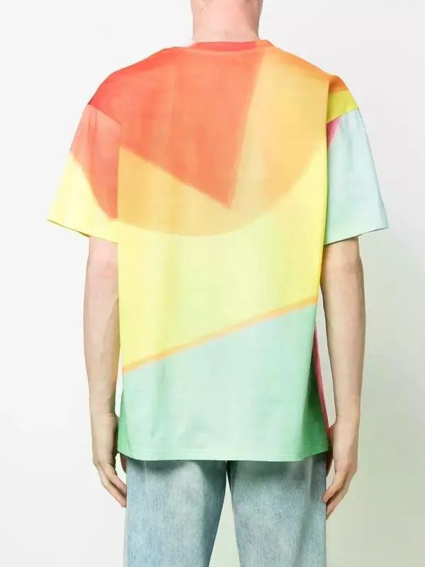 Moschino Logo Colour-block T-shirt
