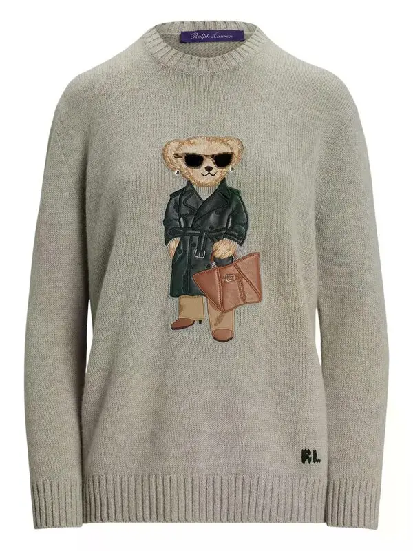 Ralph Lauren Bear-motif Knitted Sweater