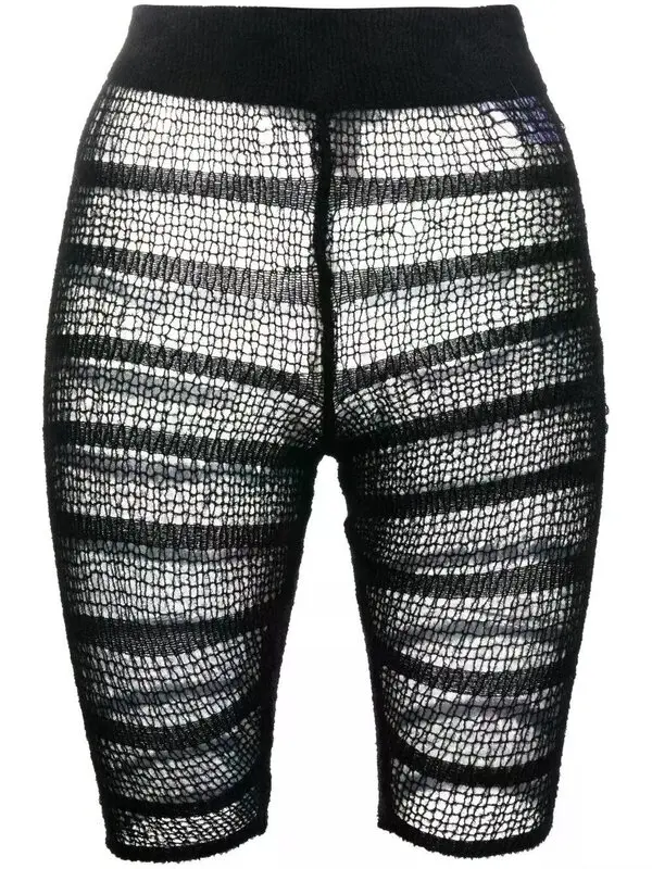 VITELLI Open Knit Cycling Shorts