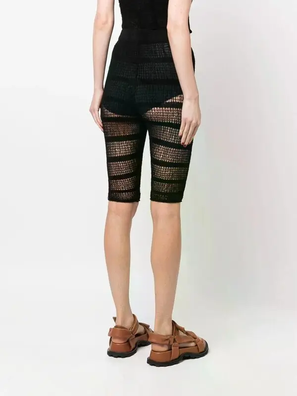 VITELLI Open Knit Cycling Shorts