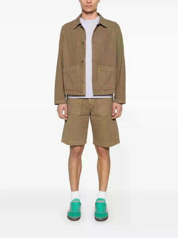 SUNFLOWER Striped Corduroy Jacket - Brown