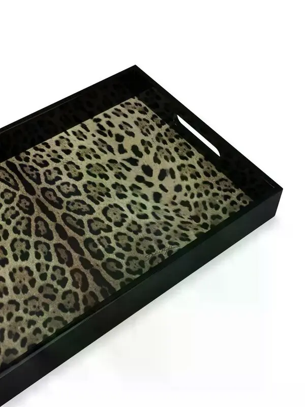 Dolce & Gabbana Leopard Print Tray