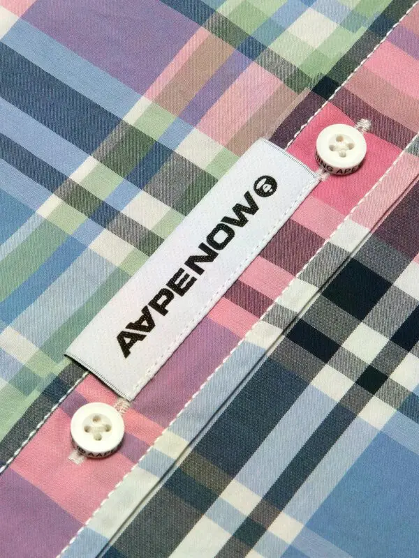 AAPE BY *A BATHING APE Checked Shirt