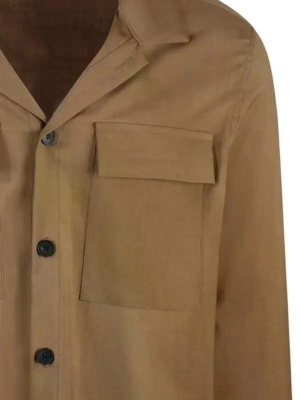 LOW BRAND Wool Shirt - Brown