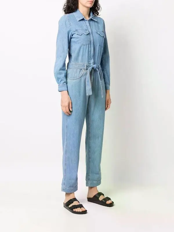 WASHINGTON DEE-CEE Straight-leg Denim Jumpsuit