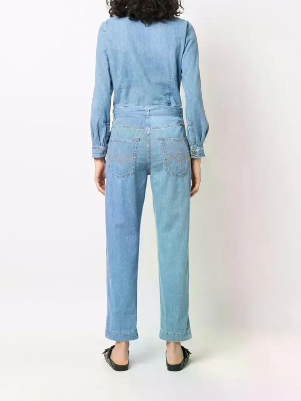 WASHINGTON DEE-CEE Straight-leg Denim Jumpsuit