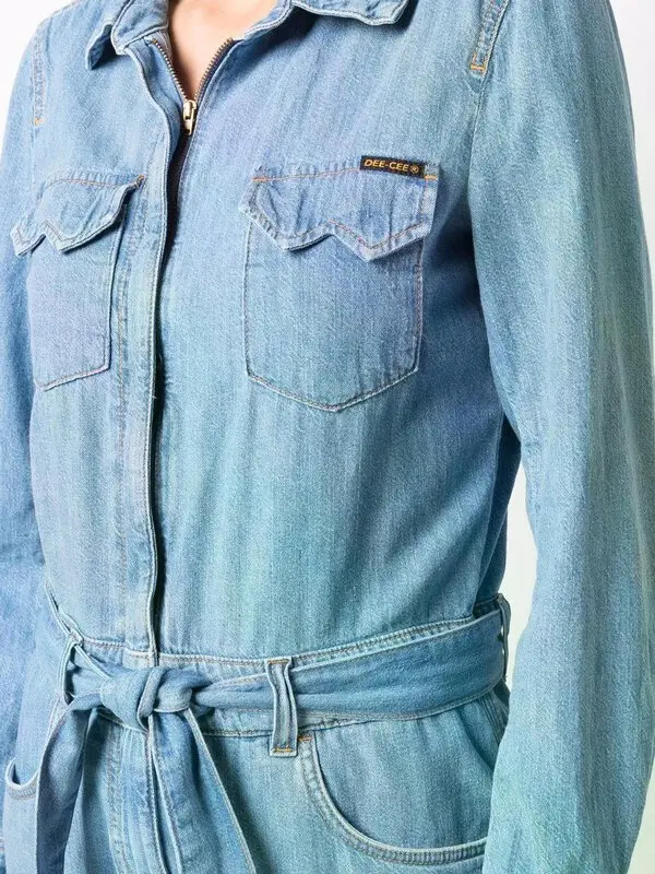 WASHINGTON DEE-CEE Straight-leg Denim Jumpsuit