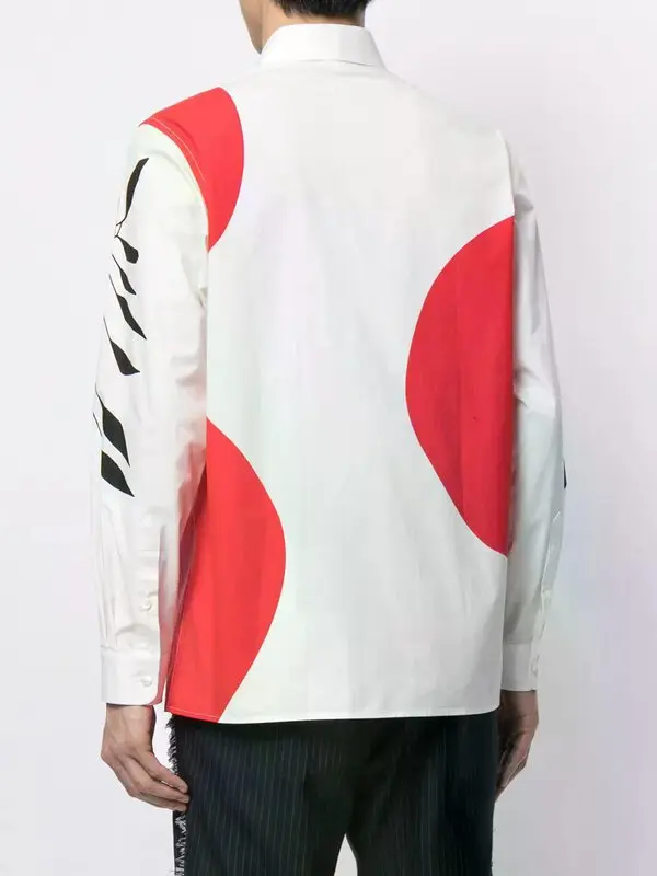 PORTS V Graphic-print Long-sleeve Shirt