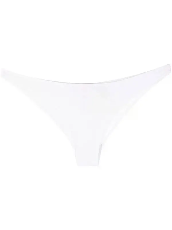 CHIARA FERRAGNI Eyelike-motif Stretch-cotton Thong - White